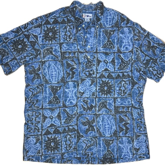 reyn spooner | Shirts | Reyn Spooner Tapa Blue | Poshmark